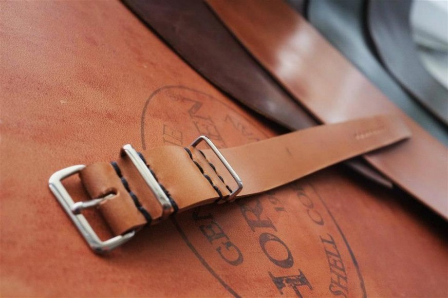 JankoXXX, les bracelets Horween Shell Cordovan faits main | moonphase.fr