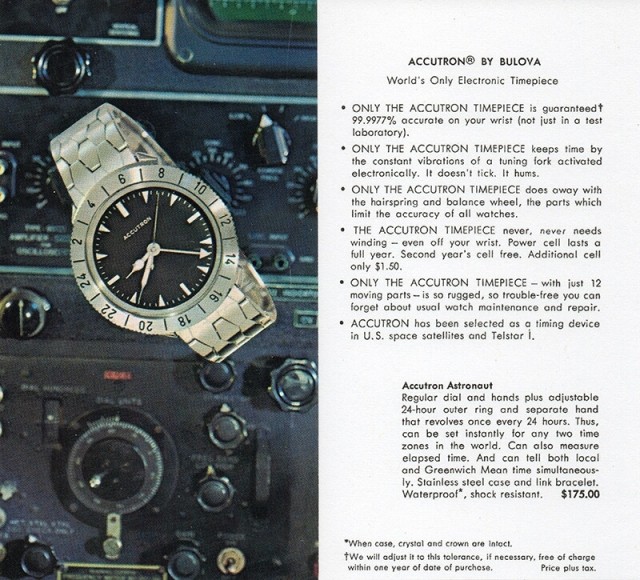 Bulova Accutron : l’autre montre choisie par la NASA à bord d’Apollo 11 ...